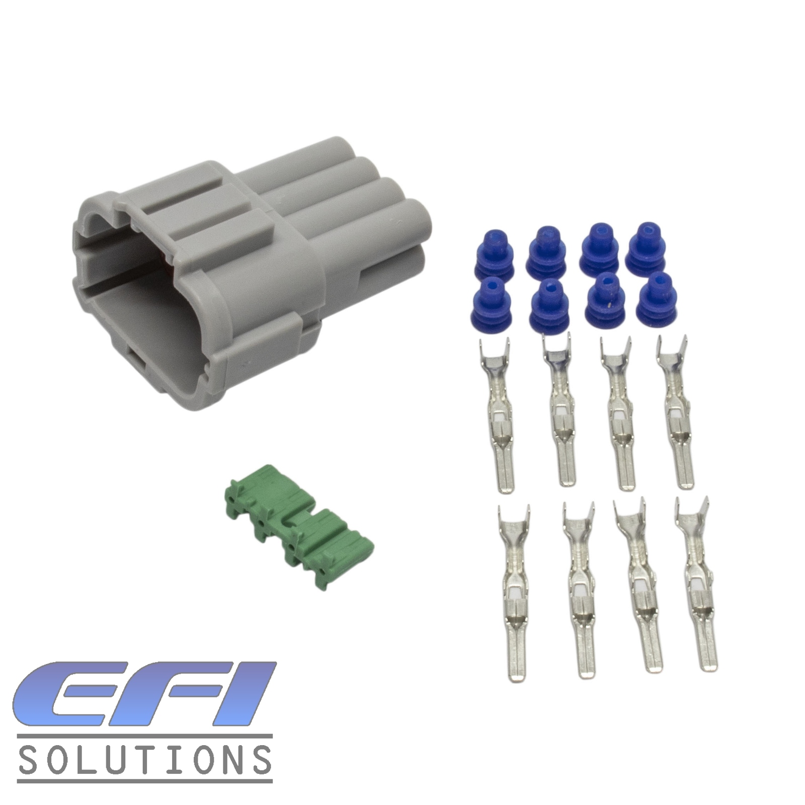 8 Pin Male Grey Connector Suits Nissan Injector Loom
