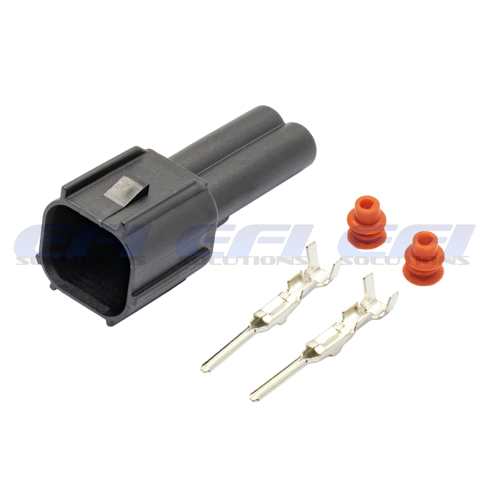 2 Pin MALE Black Connector "Opposing Ford Throttle Bodies" Barra, Falcon