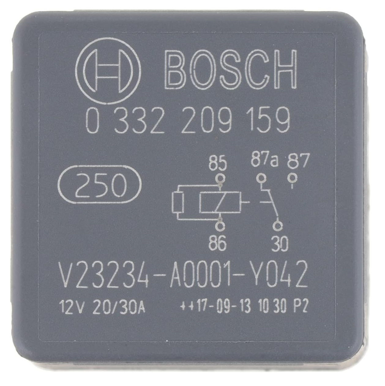 Genuine Bosch Mini Relay 30/20 Amp "Change Over" 5 Pin - 0 332 209 159
