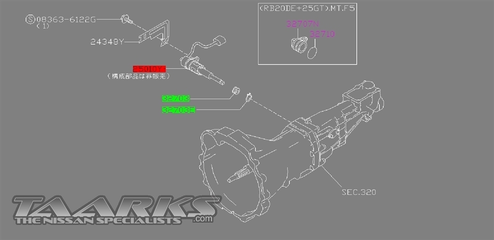 Genuine Nissan Speed Sensor Gear (RB25) "R33, R34, Z32" Skyline 300zx ...
