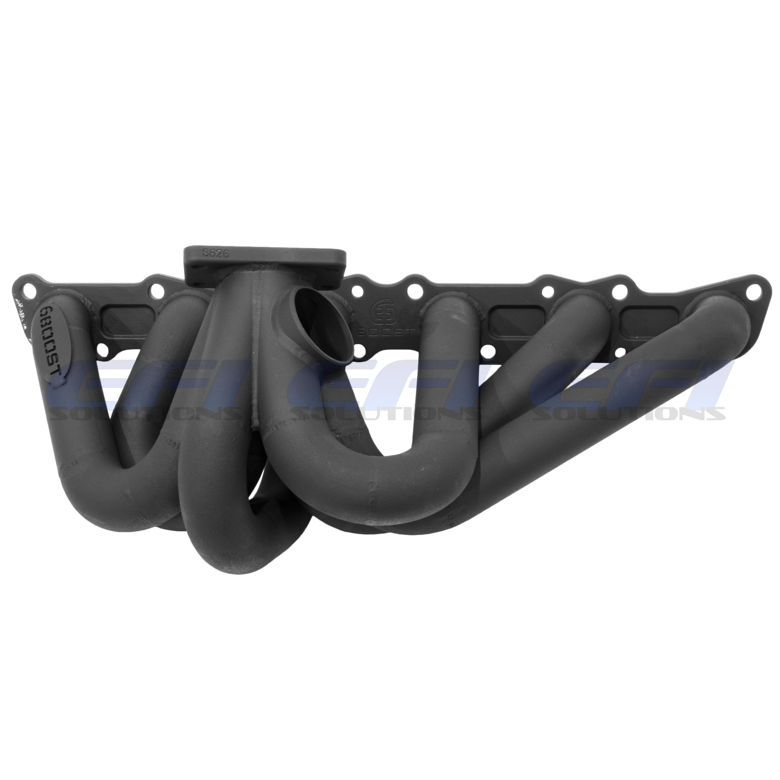 6Boost Exhaust Manifold RB20, RB25, RB26 T2 High Mount Open Flange External Gate