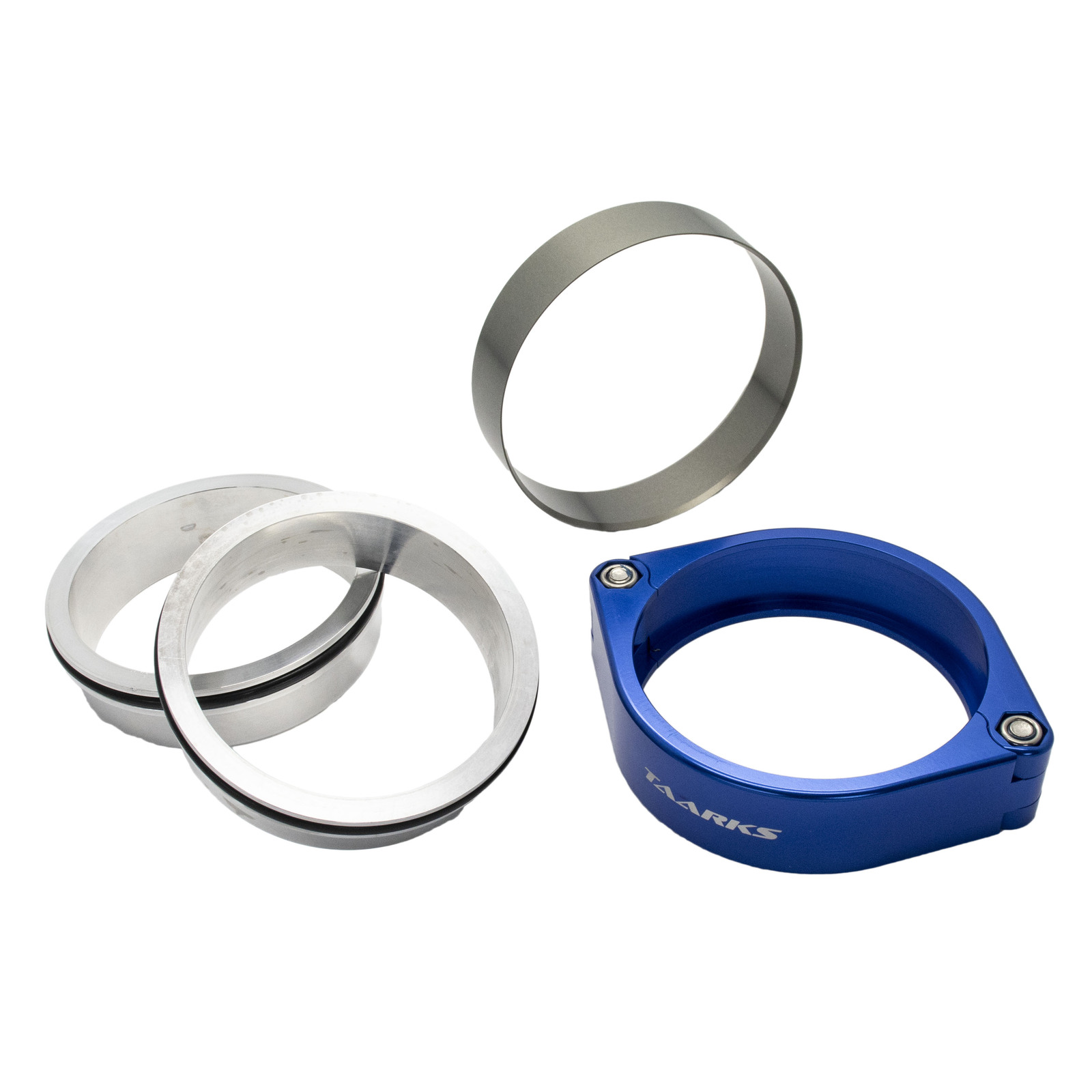 Quick Release Intercooler Pipe Clamshell Weld On Clamp "4.0 Inch" (Blue)