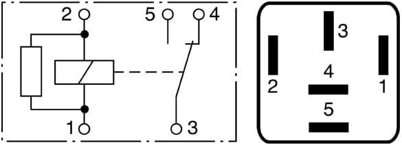 Genuine Bosch Mini Relay 30/20 Amp "Change Over" 5 Pin - 0 332 209 159