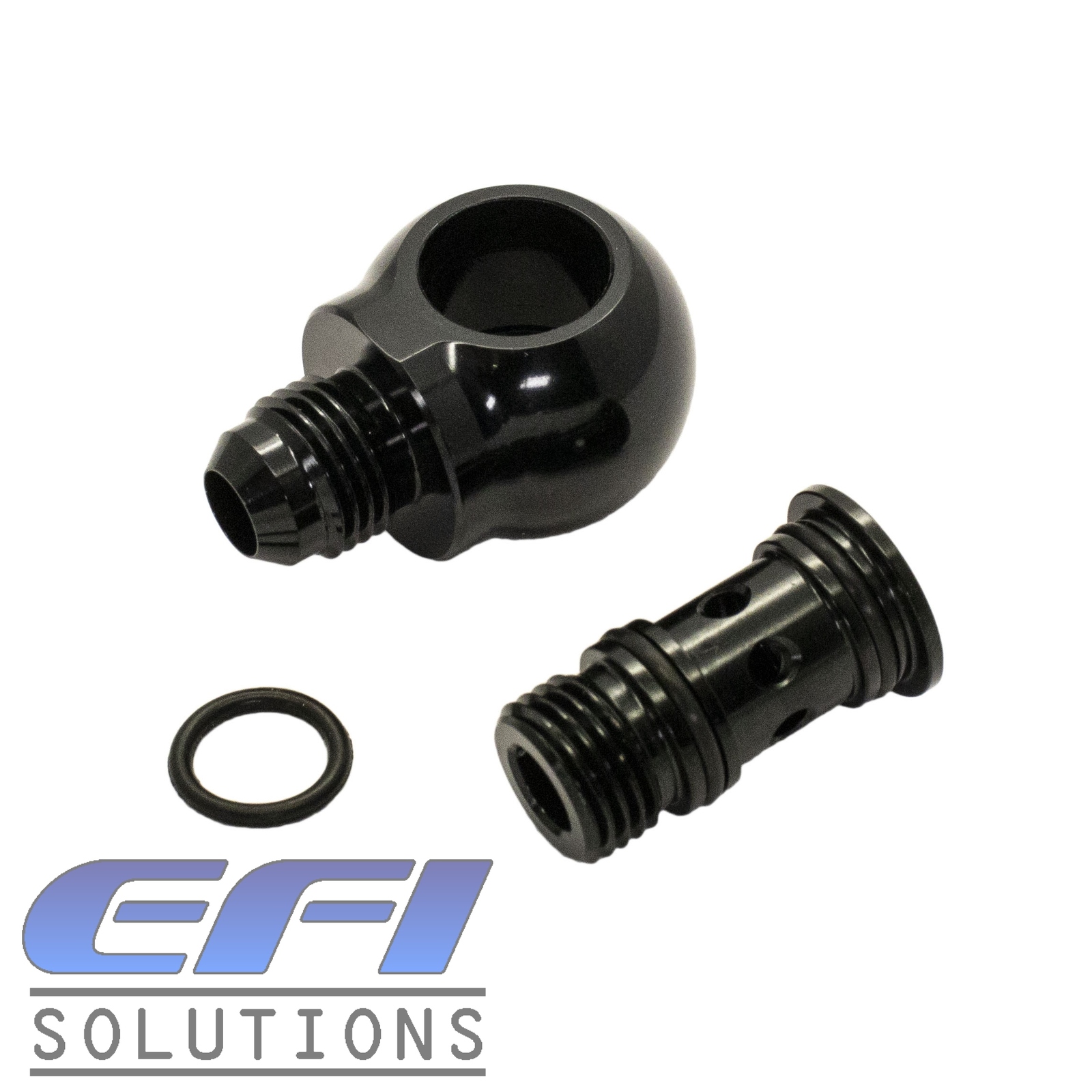 ORB Banjo Slimline Low Profile Male AN6 To AN6 ORB Fitting (Black) 909 ...