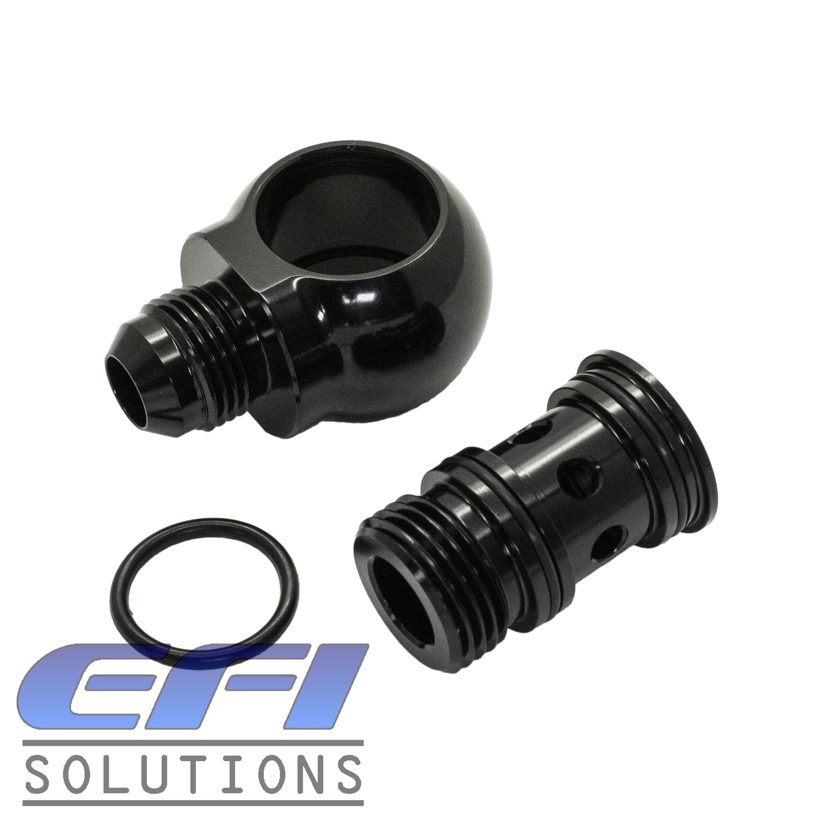 ORB Banjo Slimline Low Profile Male AN8 To AN10 ORB Fitting (Black) 909 ...