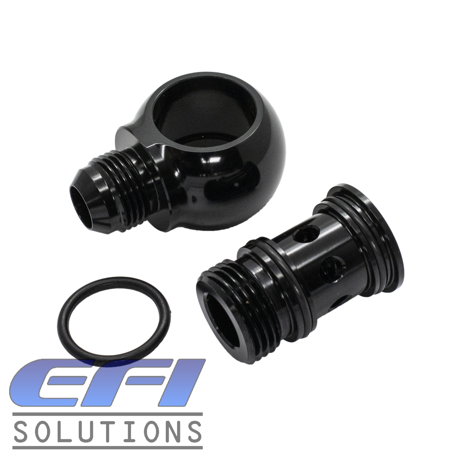 ORB Banjo Slimline Low Profile Male AN10 To AN12 ORB Fitting (Black ...