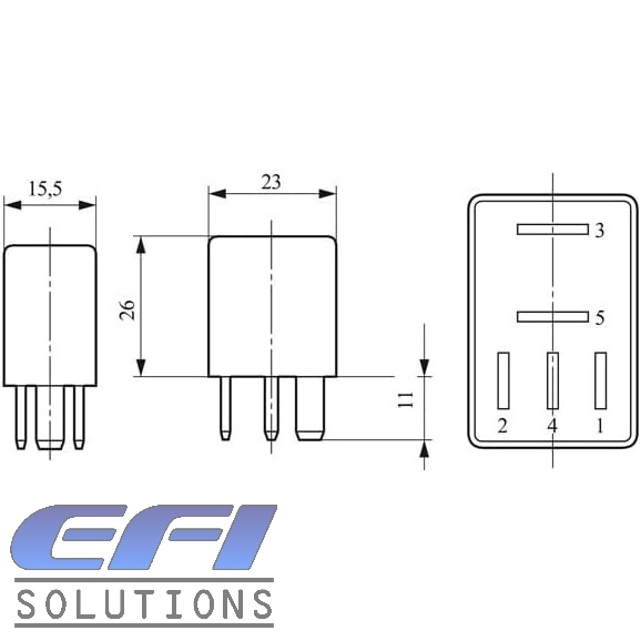 Bosch Micro Relay 30 Amp "Normally open"