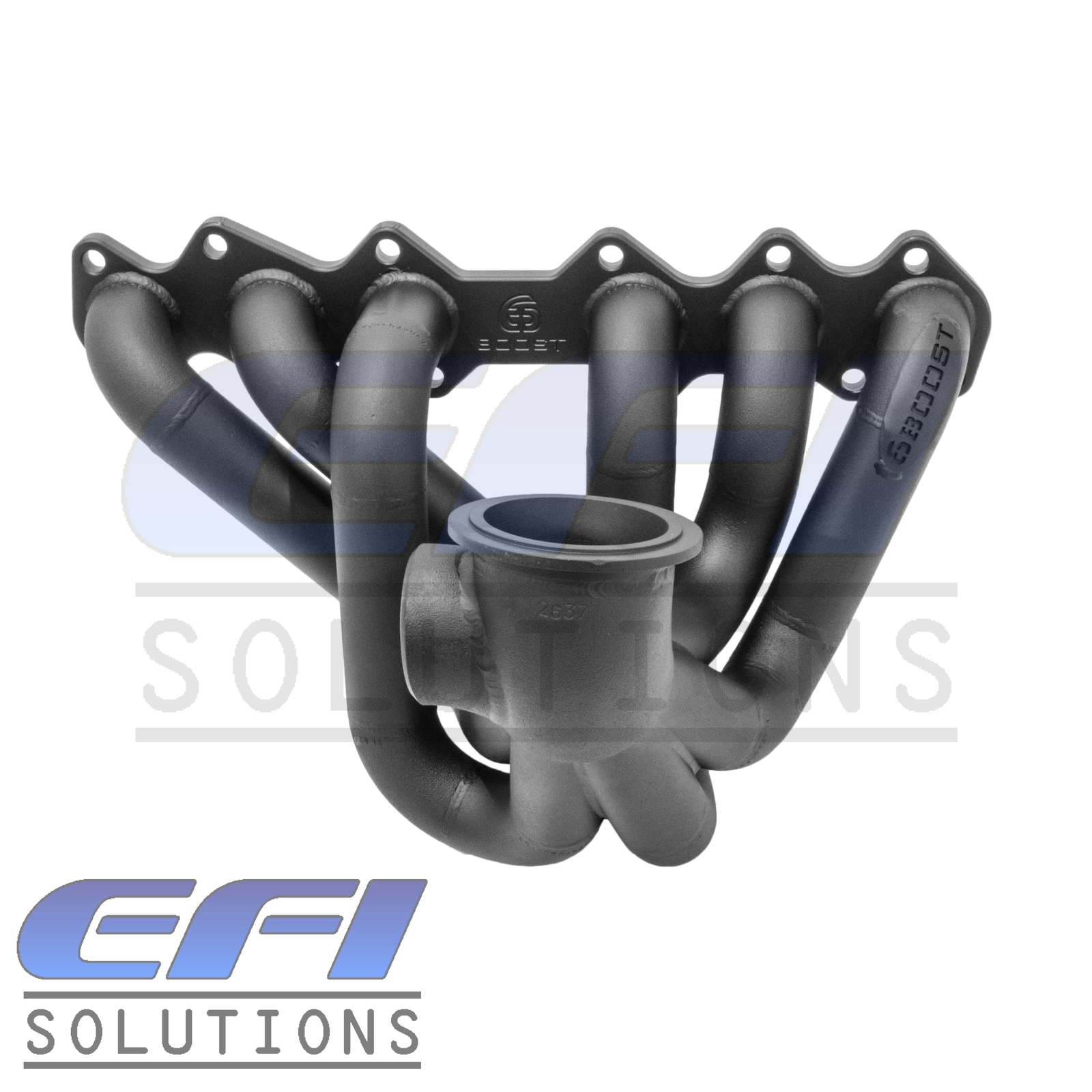 6Boost Manifold 2JZGTE High Mount Garrett G40, G42 V-Band Flange ...