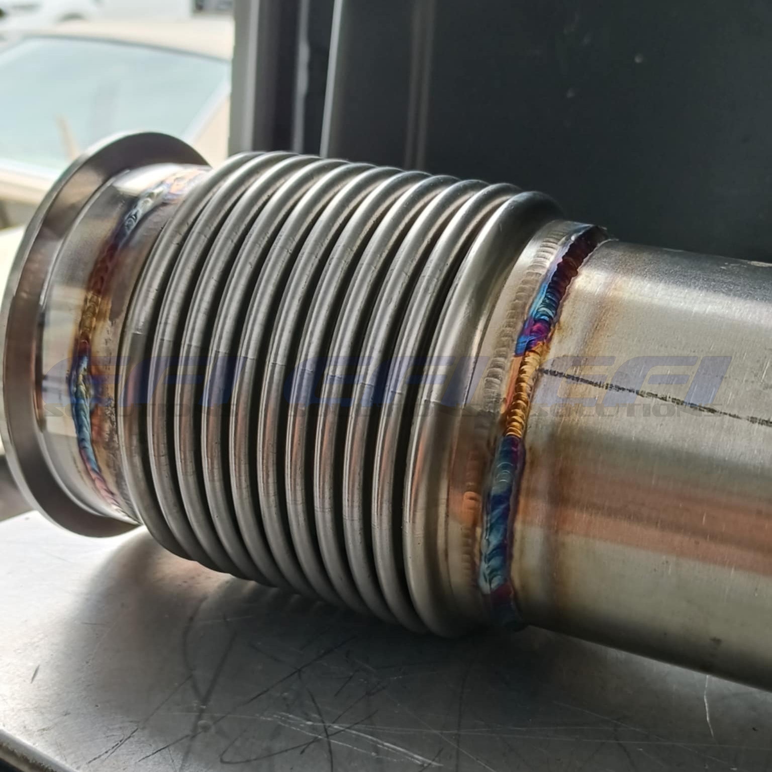 Exhaust Flex Bellow 1.5 Inch "Stainless Steel" 1.5", 38.1mm