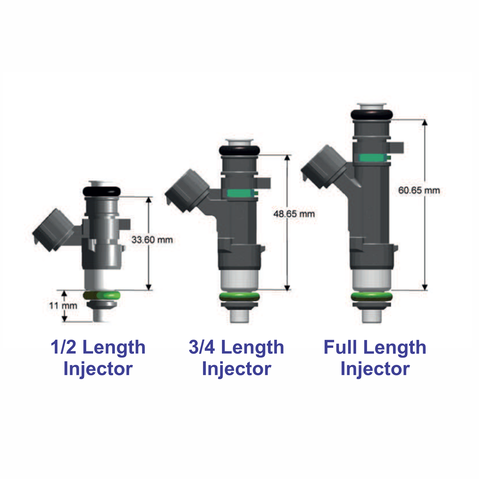 TAARKS Single Fuel Injector Weld On Mount "AN6"