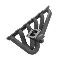 6Boost Exhaust Manifold RB20 RB25 RB26 T4 High Mount Split Pulse Twin Wastegate