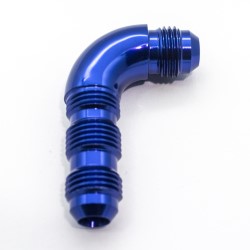 90 Degree Full Flow Bulkhead Fitting AN4 533-04