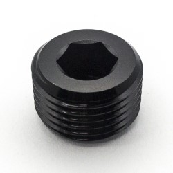 Port Plug Fitting 1/2 NPT (Black) 932-08BLK