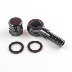 Fuel Pump Outlet Female M12X1.5mm To 8mm Barb (Black) Suit Bosch 044 ...
