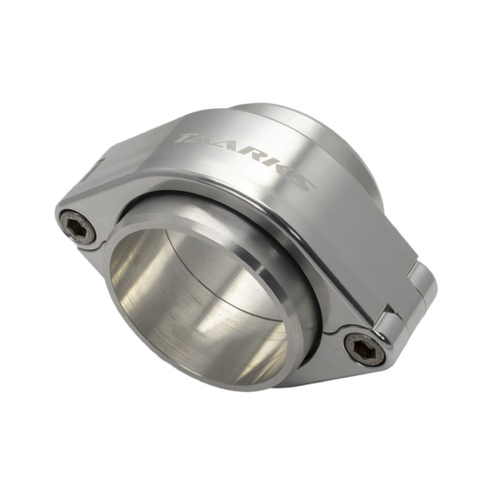 Quick Release Intercooler Pipe Clamshell Weld On Clamp "2.5 Inch" (Silver)